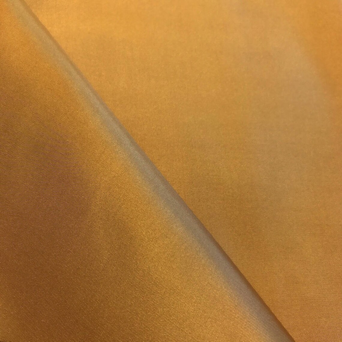 Dark Gold Polyester Lining Fabric Silk Habutae 60 Wide | Etsy