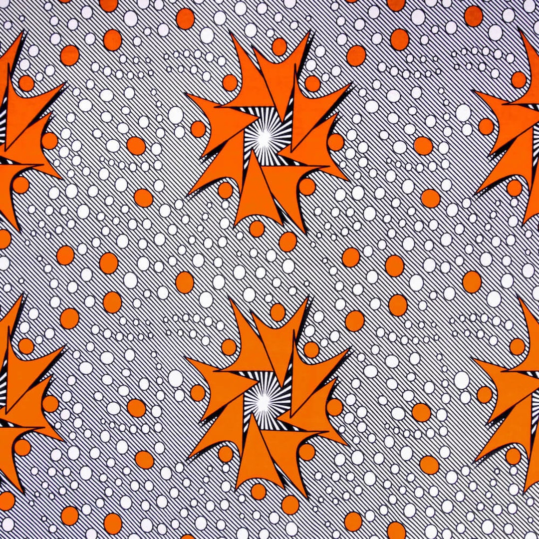 African Print (750824-1) Multi Color Cotton Fabric 45" by the Yard - Etsy