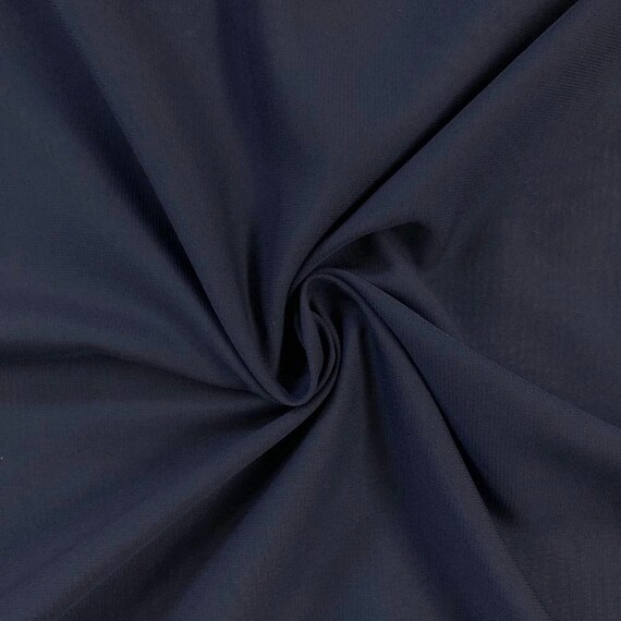 Navy Blue Chiffon Fabric Polyester All Solid Colors Sheer - Etsy