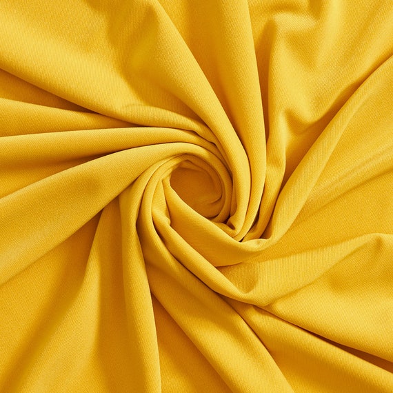 Gold ITY Stoff Polyester Strick Jersey 2 Wege Spandex Stretch - Etsy.de