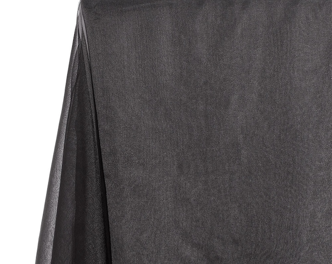 Silver Sheer Voile Fabric 118 Wide Curtain Drapery and Apparel per Yard ...