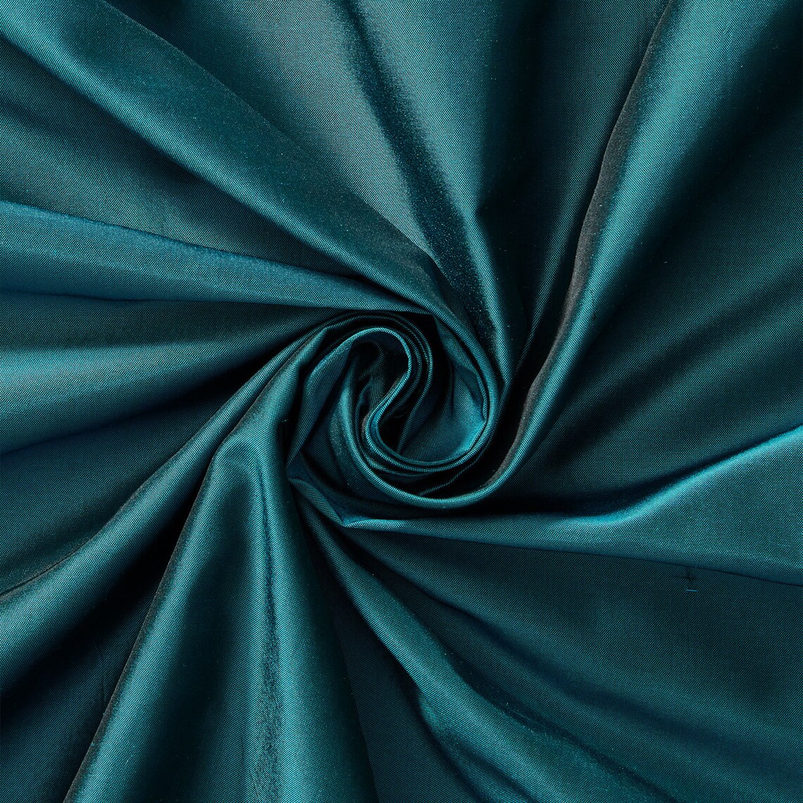 Teal Silk Taffeta Fabric 100% Pure Silk 54 Wide Sold by - Etsy