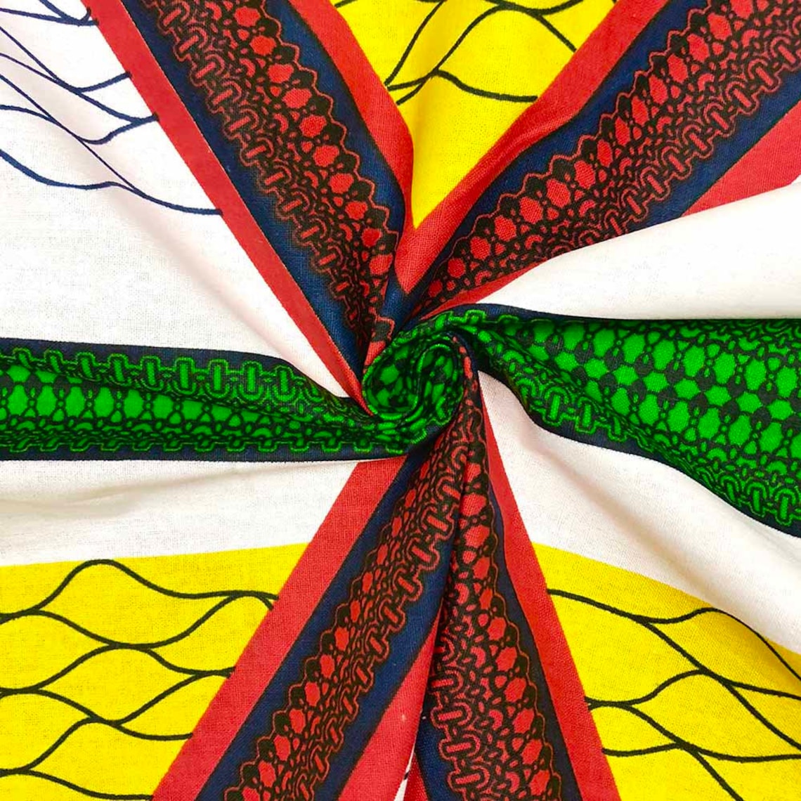 African Print Fabric Cotton Print 44'' wide By The | Etsy