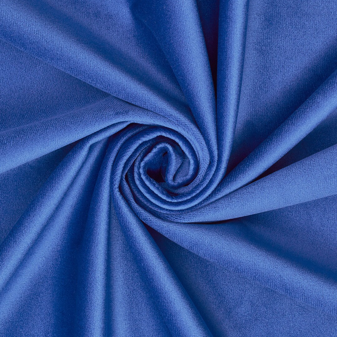 Upholstery Holland Flocking Velvet 60/61" Fabric by the Yard - Royal ...