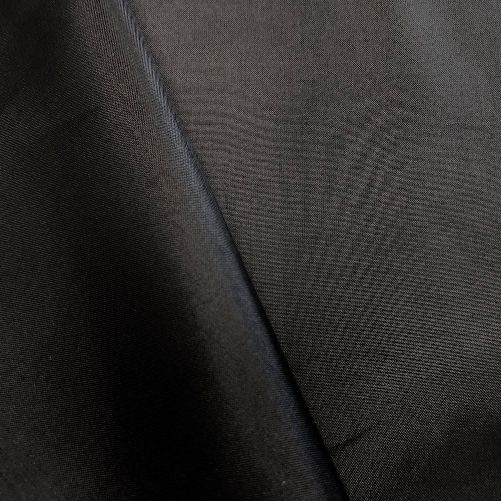 Black Polyester Lining Fabric Silk Habutae 60 Wide | Etsy