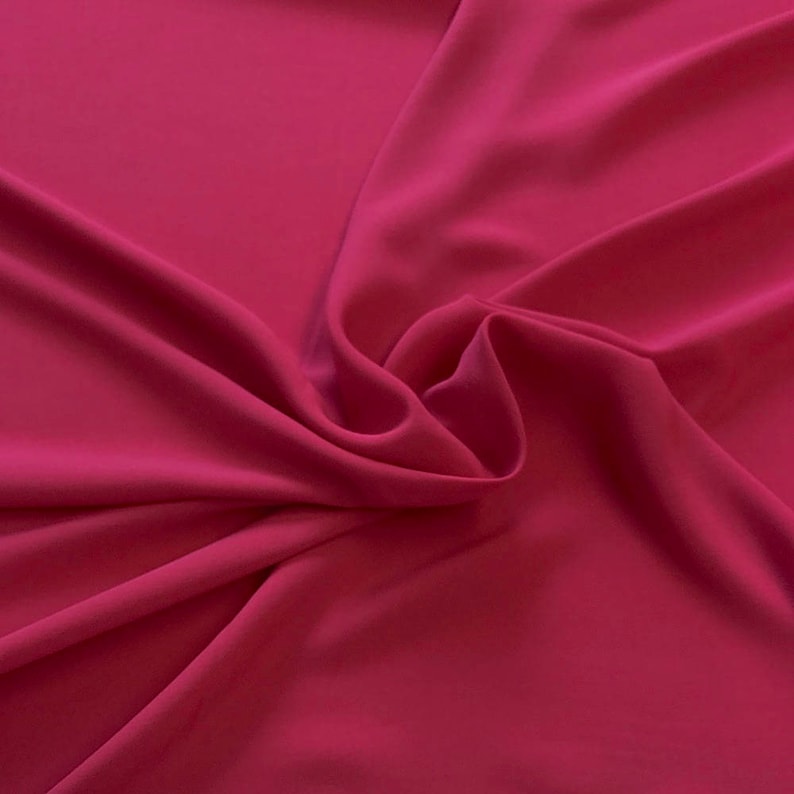 Fuchsia Rayon Challis Fabric 100% Rayon 53/54" Wide Sold by the Yard ...