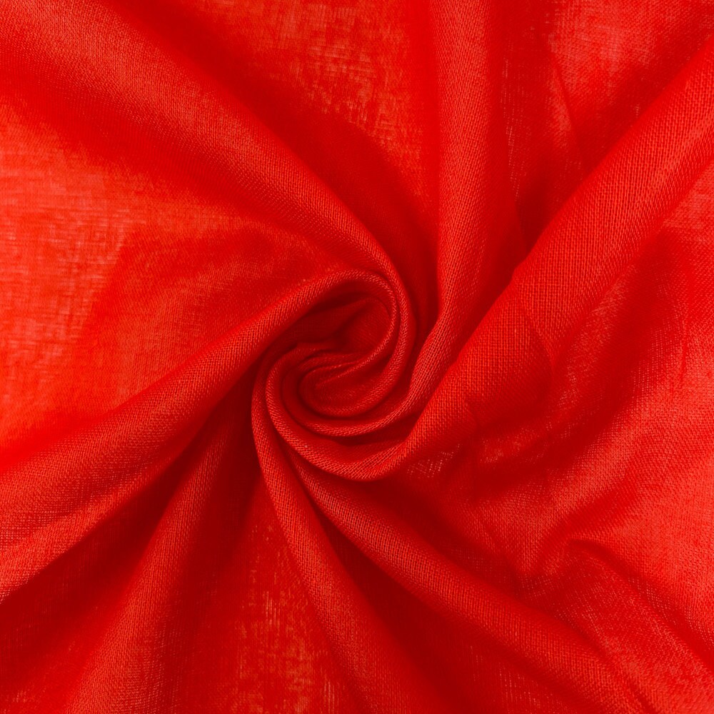 Red 100% Cotton Voile Fabric Solid Pattern 60 Wide by - Etsy UK