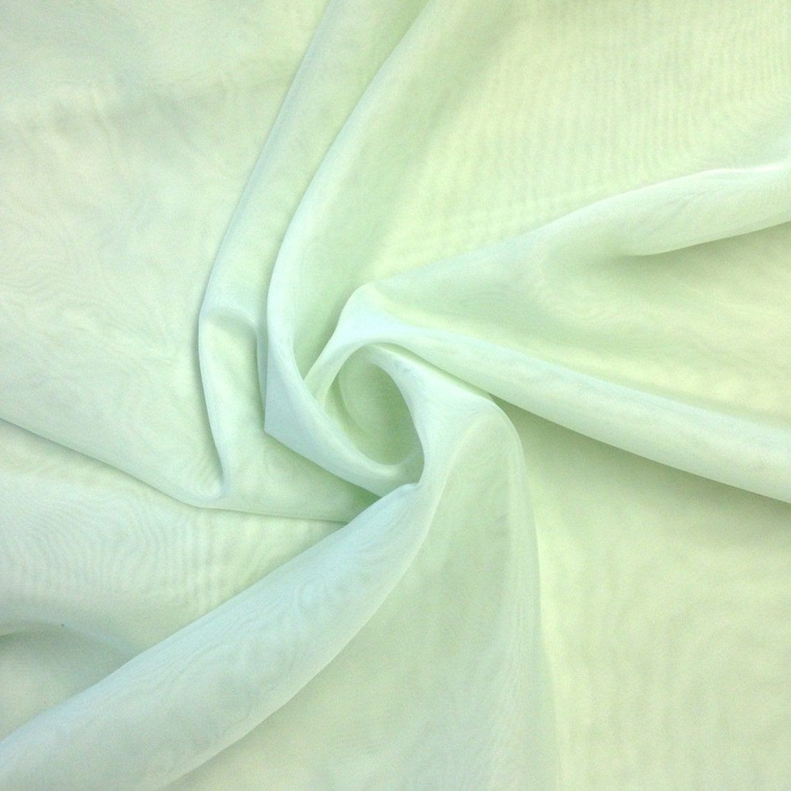 Aqua Green Sheer Voile Fabric 118 Wide Curtain Drapery | Etsy