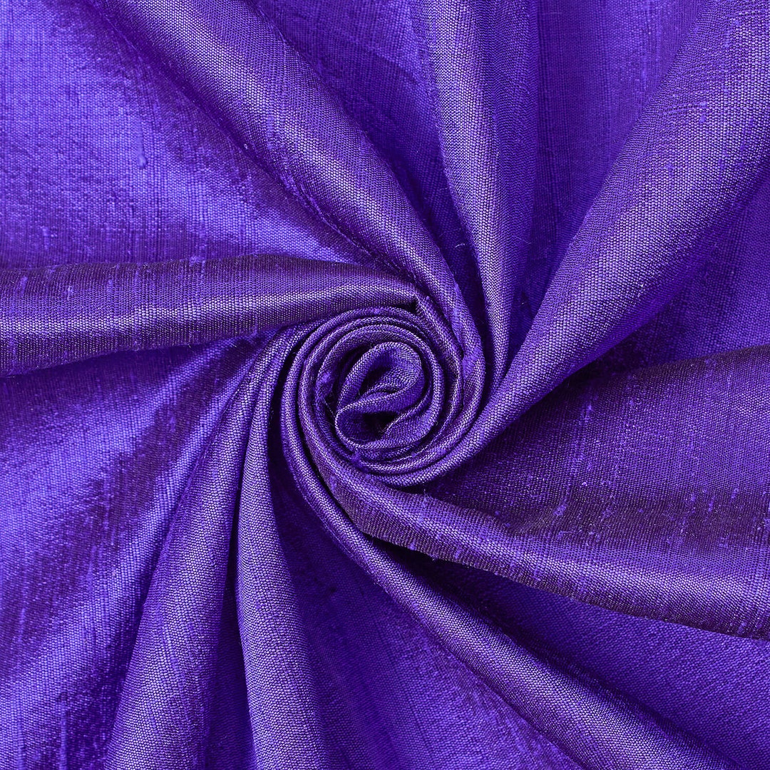 Deep Purple 100% Pure Silk Dupioni Fabric 54"wide BTY Drape Blouse ...