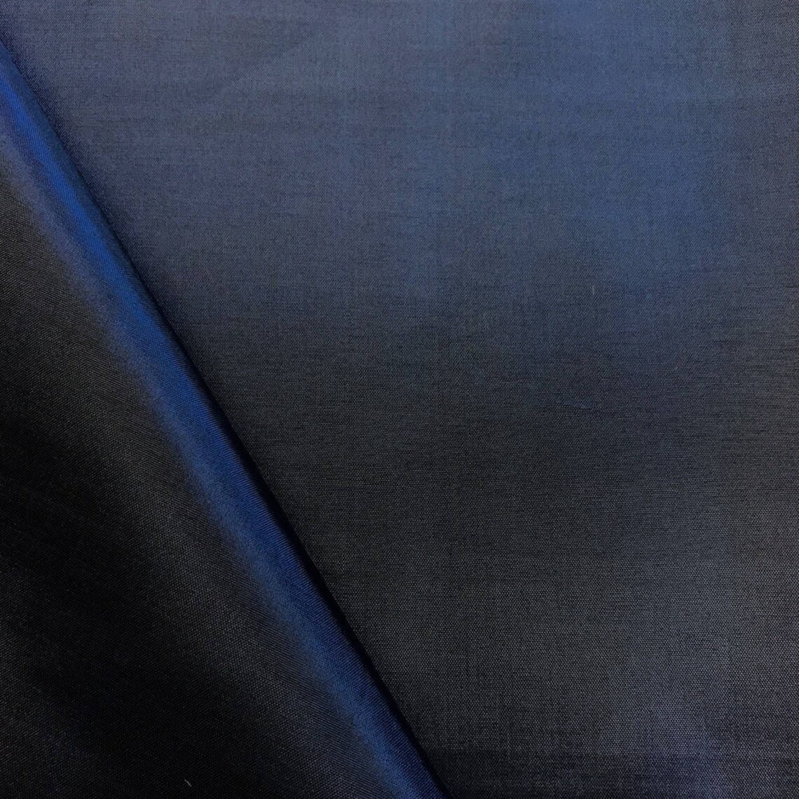 Midnight Blue Polyester Lining Fabric Silk Habutae 60 | Etsy