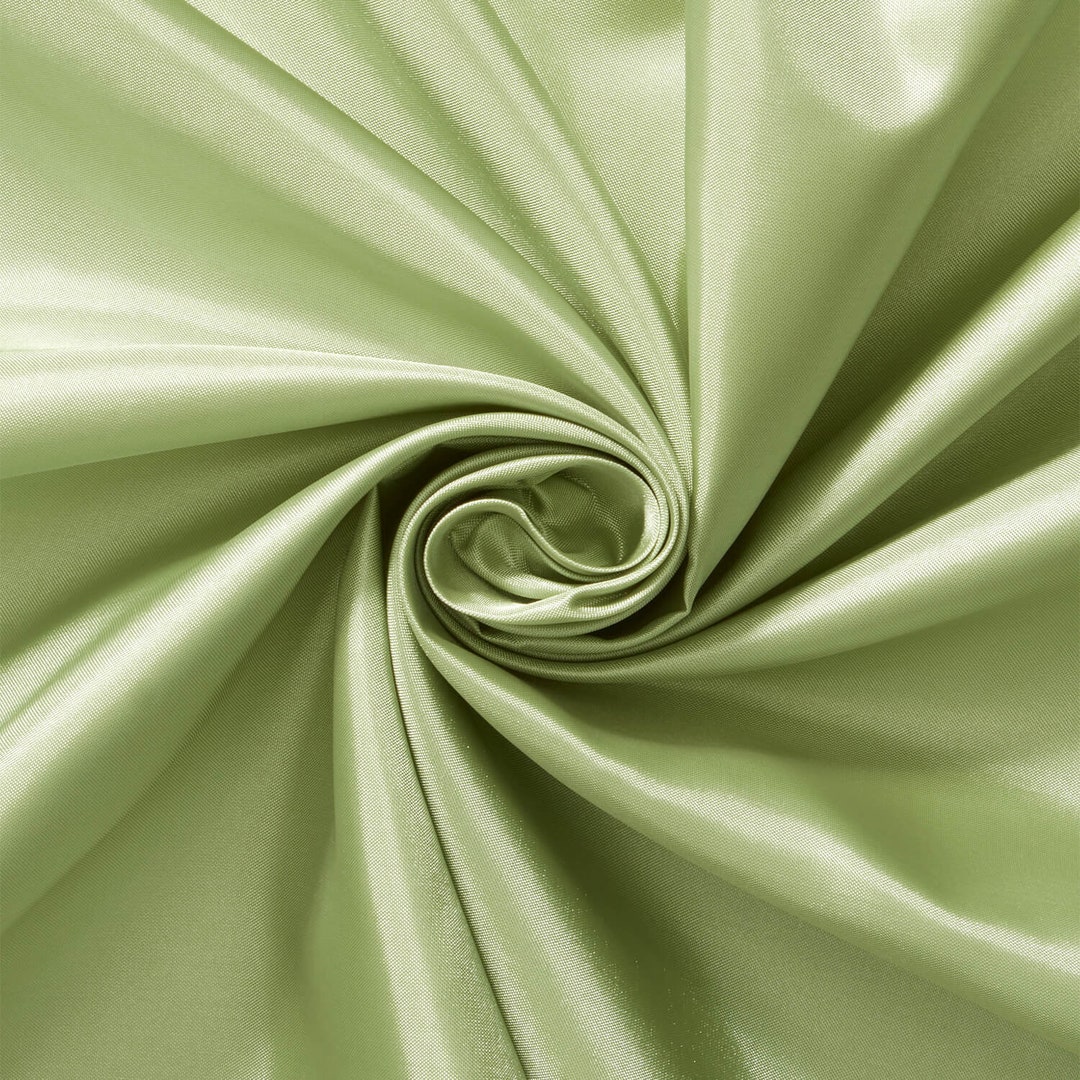 Sage Green Polyester Lining Fabric Silk Habutae 60" Wide Habotai ...