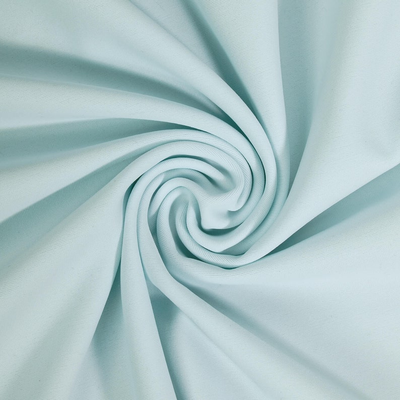 Light Blue Matte Milliskin Nylon Spandex Fabric 4 Way Stretch 58" Wide ...