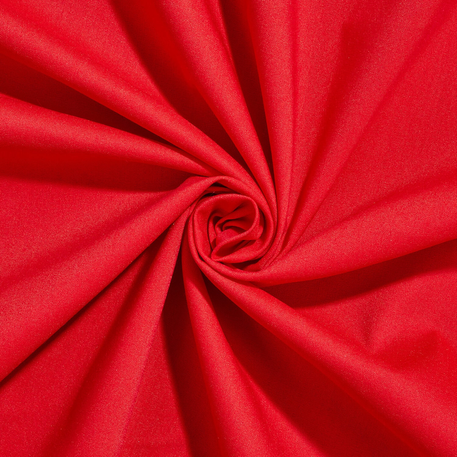 Red Stretch Broadcloth Fabric Cotton Polyester Spandex Blend - Etsy