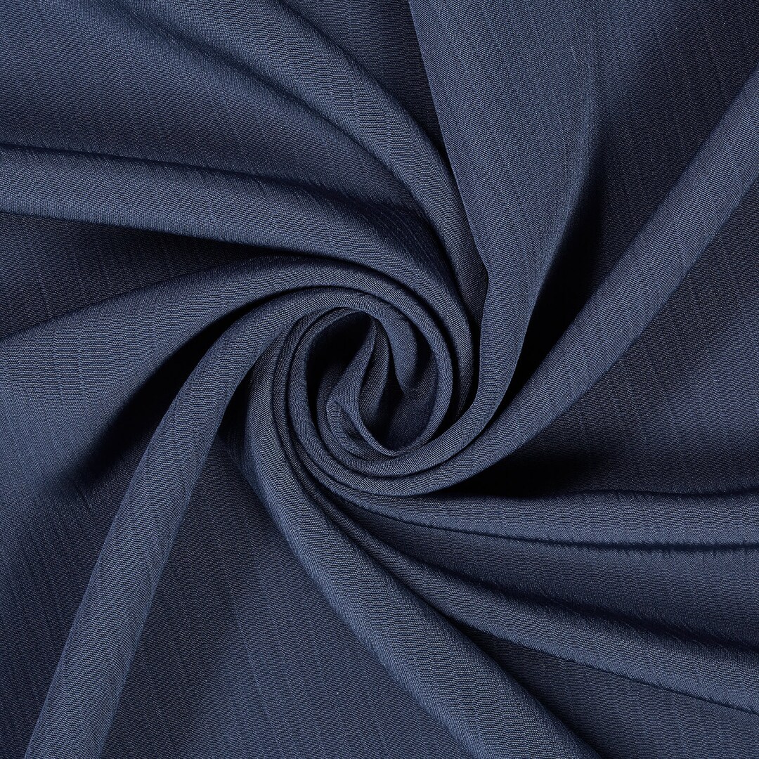 Navy Crinkle Polyester Fabric 60" Wide Many Colors Draping & Apparel - Etsy