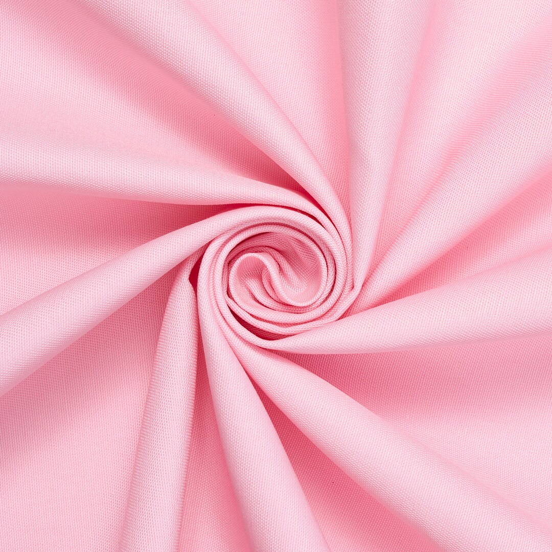 Polyester Cotton Twill 61" Wrinkle Resistant Fabric by the Yard - Pink ...