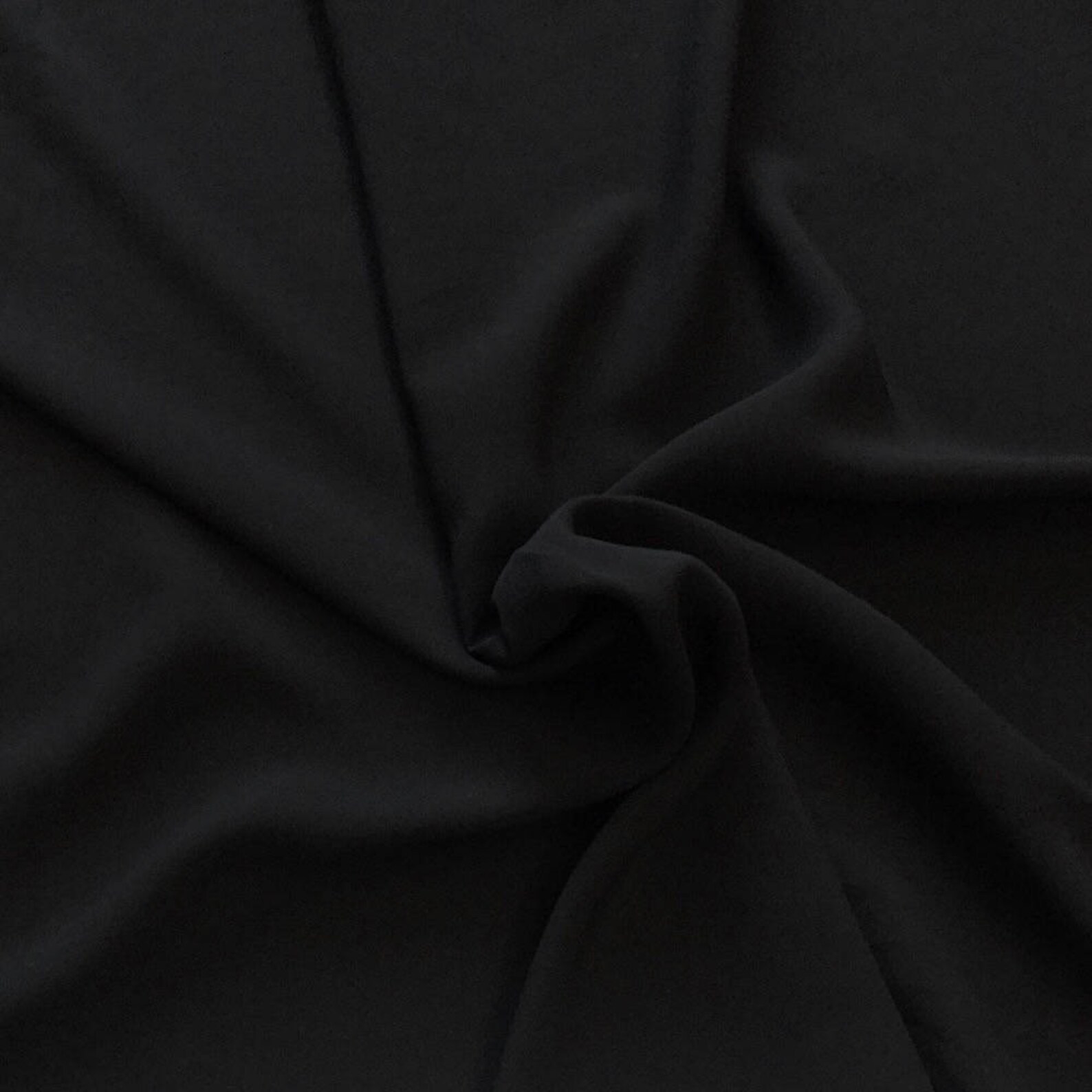 Black Rayon Challis Fabric 100% Rayon 53/54 Wide Sold by | Etsy