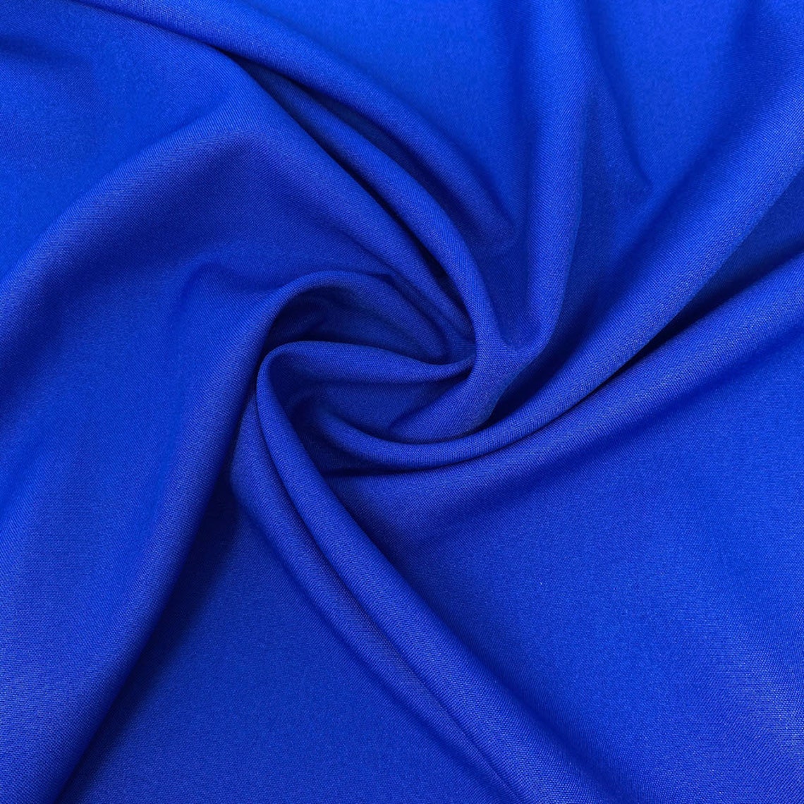 Royal Blue Poplin Fabric Polyester Solid 110'' by the - Etsy