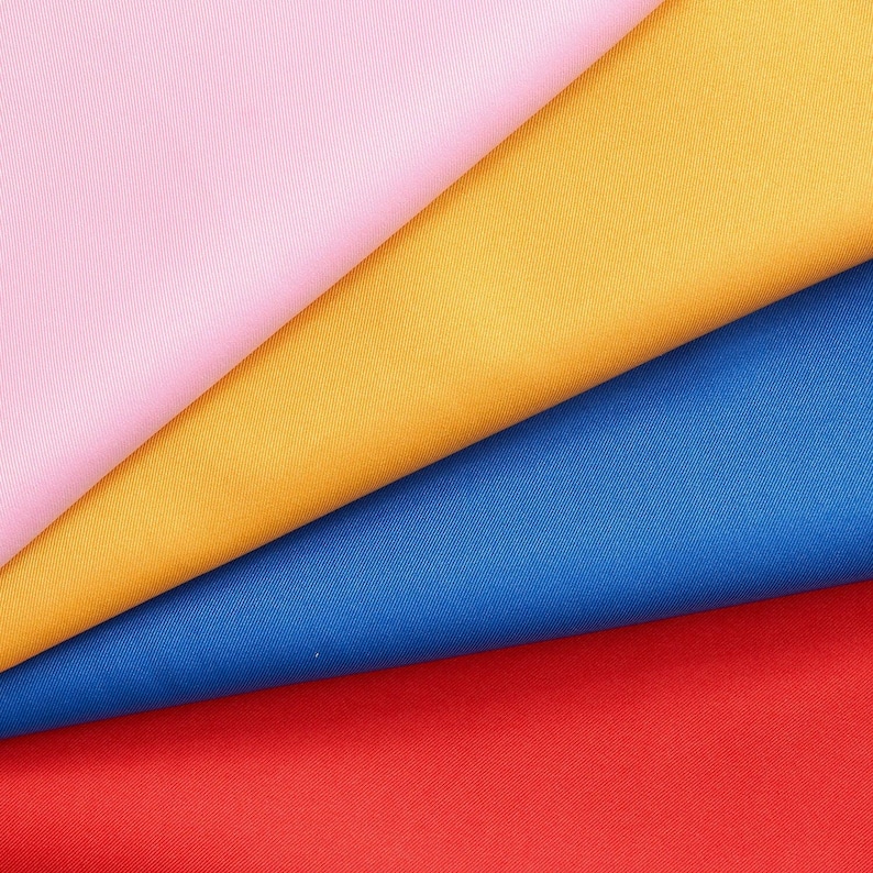 Poly Twill Fabric 58/60 Inch 170 GSM Polyester by the Yard for Sewing ...