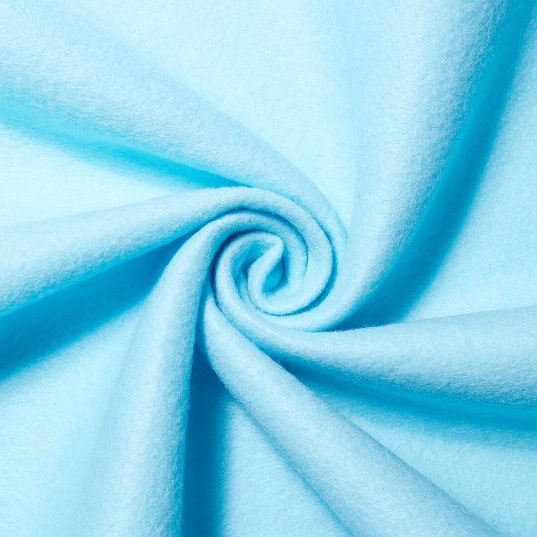 Baby Blue Felt Fabric 100% Polyester 72 Inches Wide for Arts & Crafts ...
