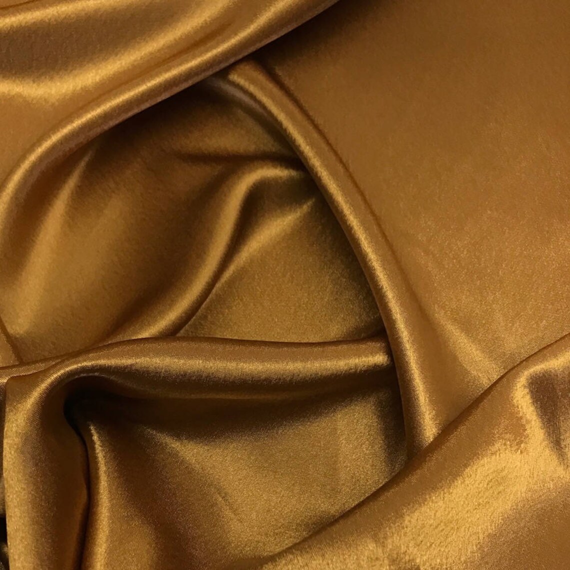 Antique Gold Crepe Back Satin Bridal Fabric for Wedding | Etsy