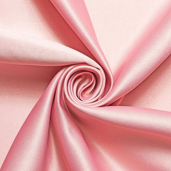 Dusty Rose Satin Fabric - Etsy