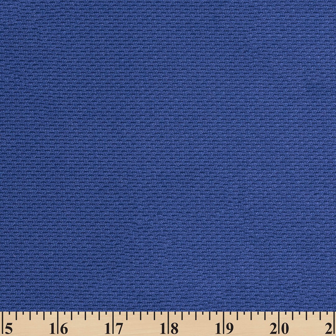 Royal Blue Dricloth Microfiber Jersey Fabric Athletic Polyester Spandex ...