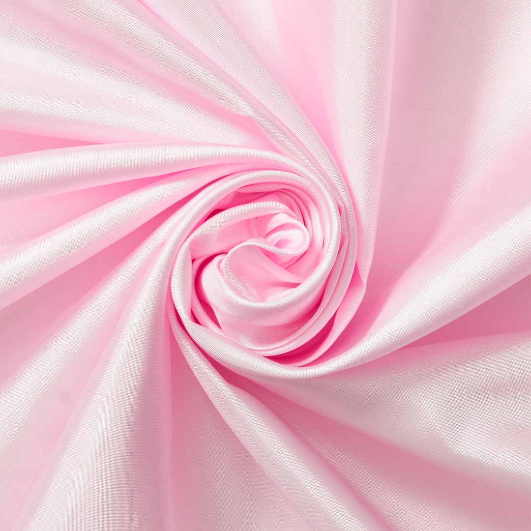Light Pink Polyester Lining Fabric Silk Habutae 60 Wide Habotai Habutai ...