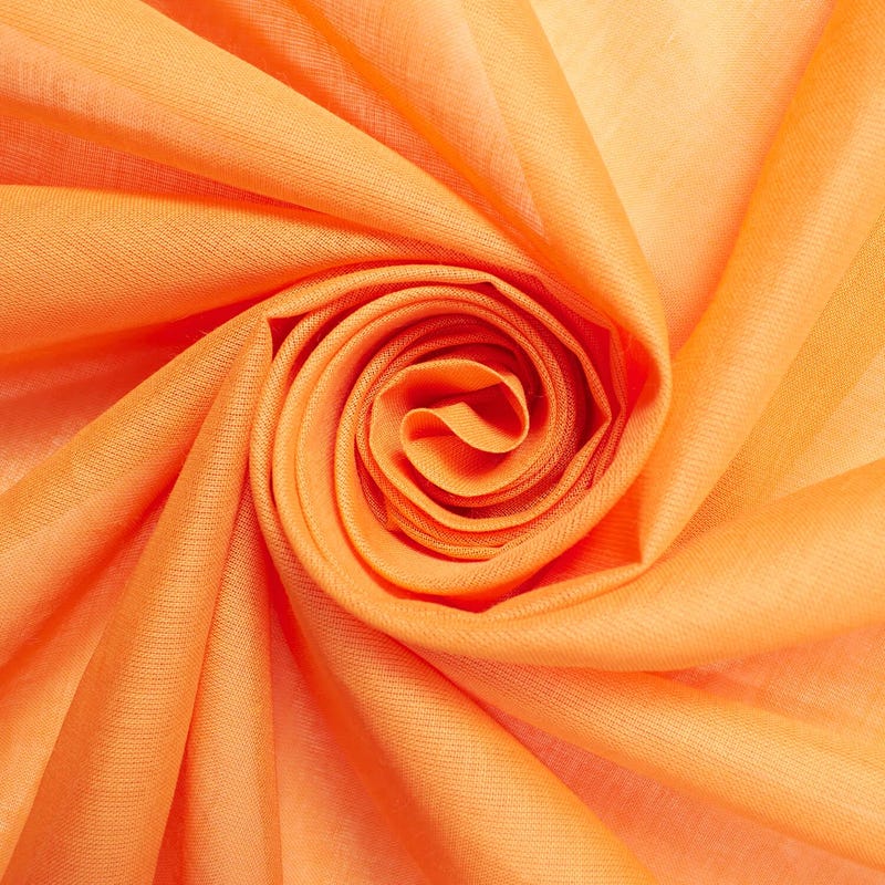 Cotton Voile Orange - Etsy