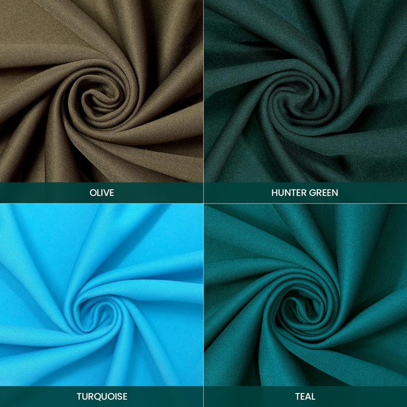 Scuba Double Knit Fabric Sheer Techno Stretch Dyed Polyester 60 Inch ...