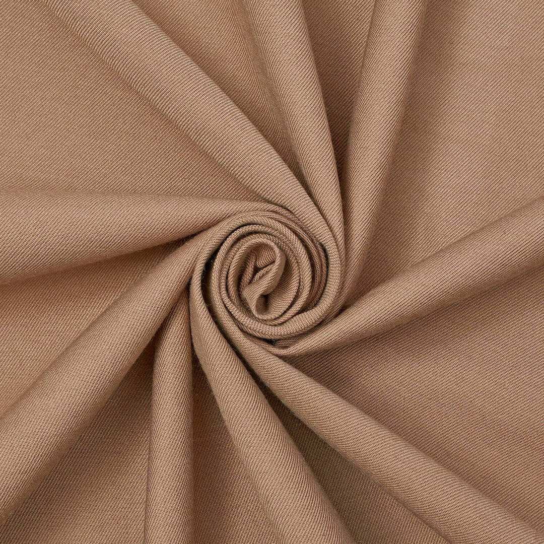 Sicilian Stretch Twill 60" Chino Fabric by the Yard - Khaki - Etsy