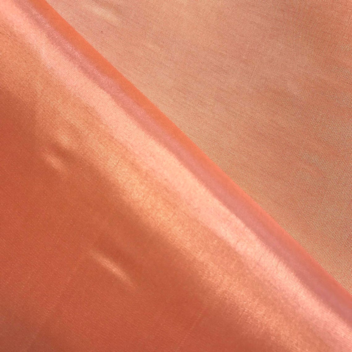 Peach Polyester Lining Fabric Silk Habutae 60 Wide - Etsy