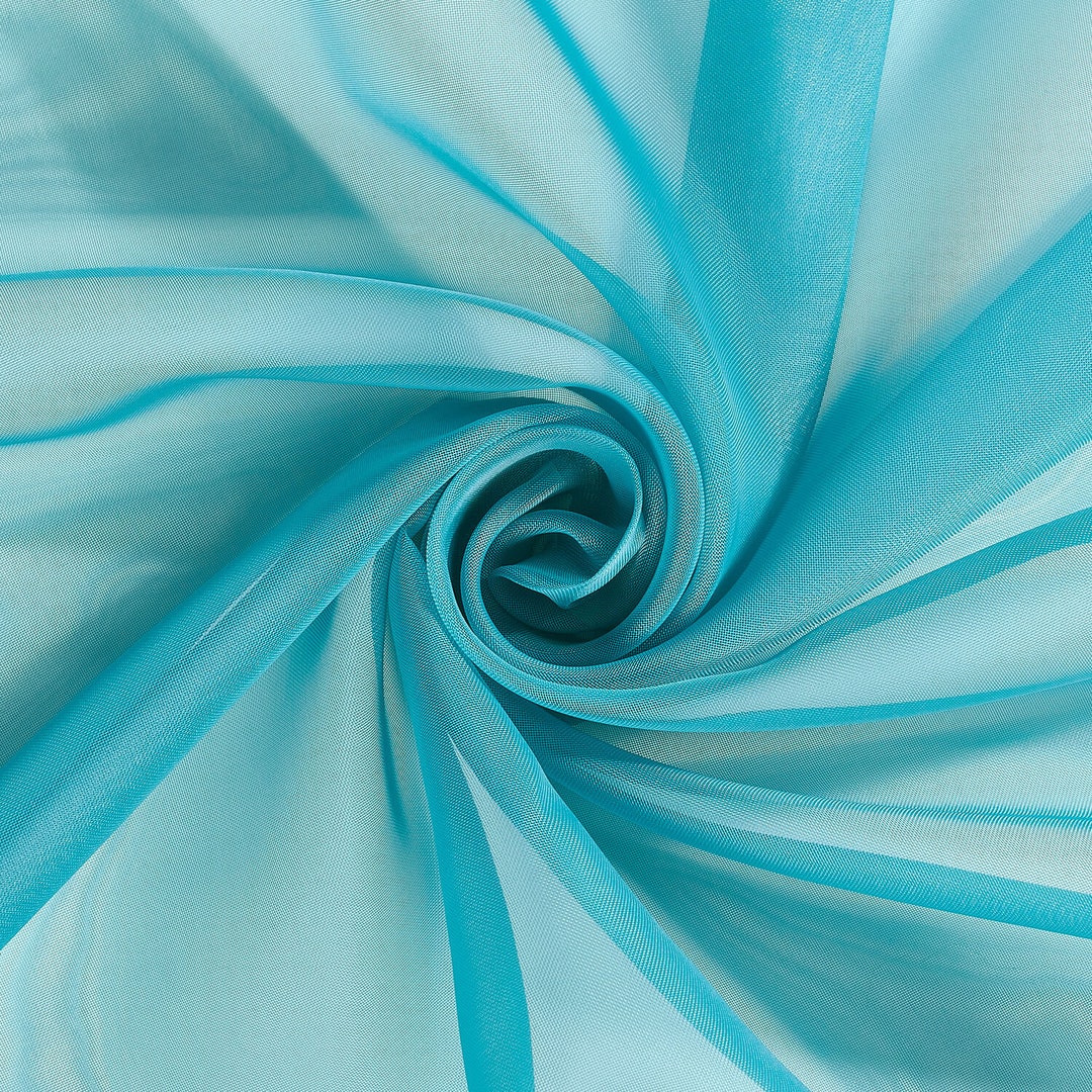 Cotton Voile Sheer Voile Fabric - 118" Wide Per Yard, 100% Polyester ...
