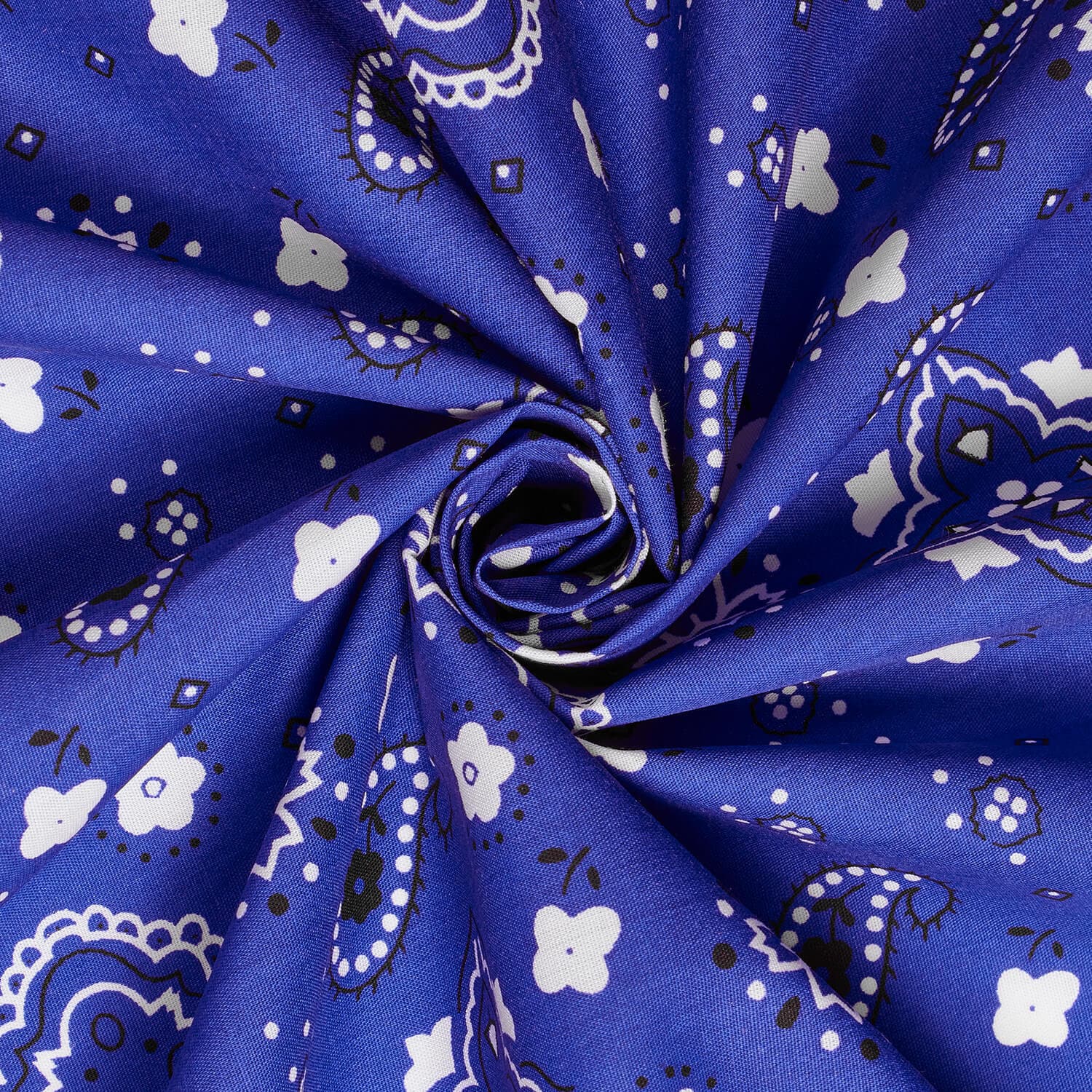 Royal Blue Bandana Pattern