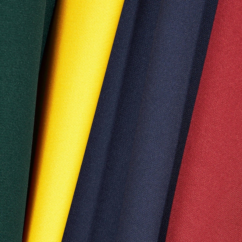 Scuba Double Knit Fabric Sheer Techno Stretch Dyed Polyester 60 Inch ...