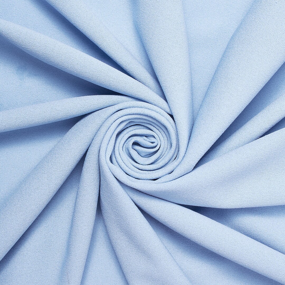 Crepe Scuba Knit Polyester Spandex Stretch 60 Inch Fabric by the Yard Light Blue - Etsy