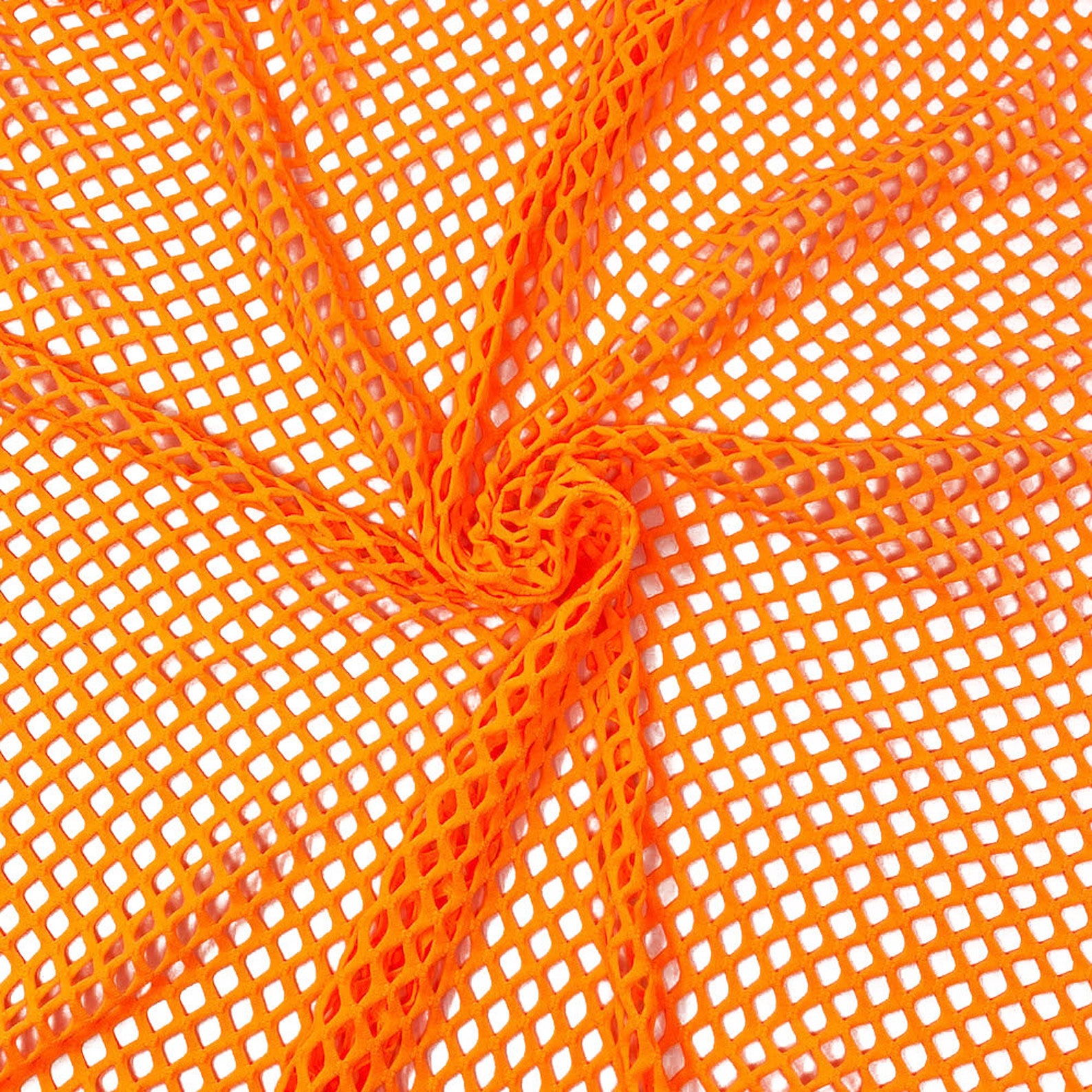 Neon Orange Cabaret Stretch Mesh Net Fabric Lycra Spandex Hole | Etsy