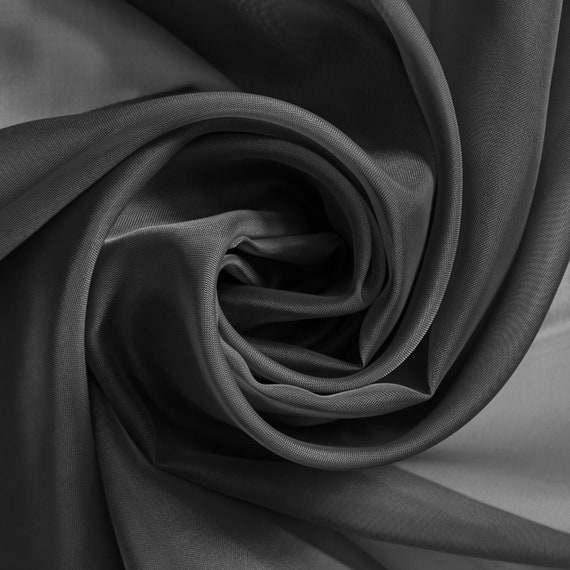 Black Polyester Fabric