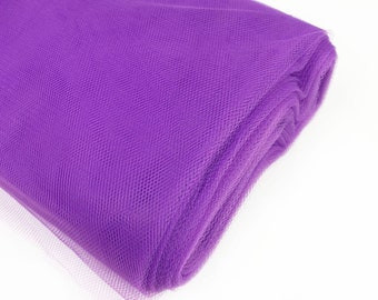 Purple Tulle Fabric - Etsy