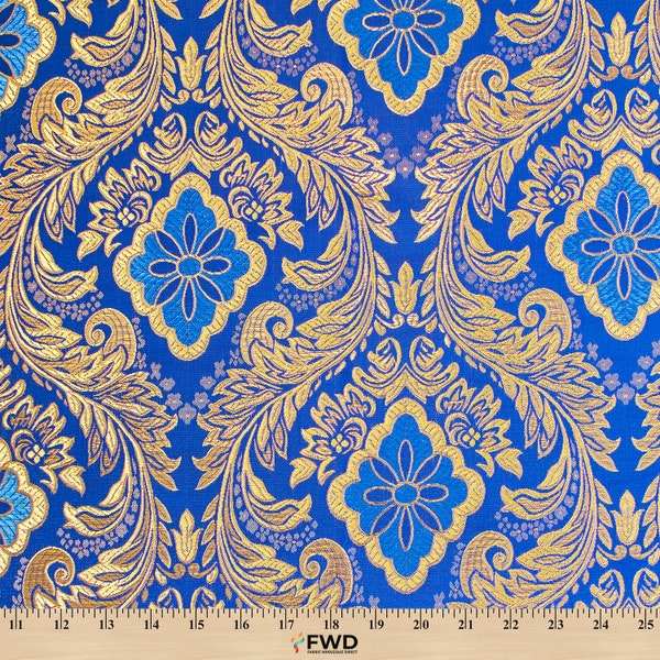 Blue Brocade - Etsy