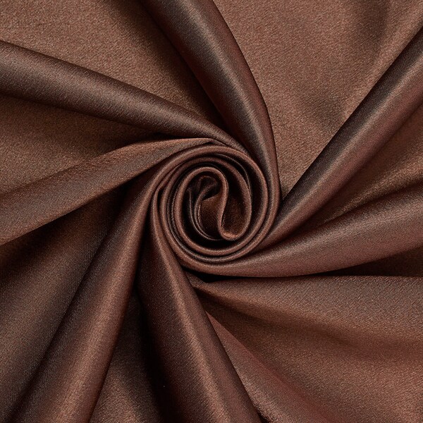 Brown Satin Dress - Etsy