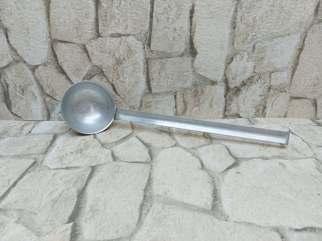 VINTAGE DIPPER SPOON / Aluminum Dipper Spoon / Cooking Utensils ...