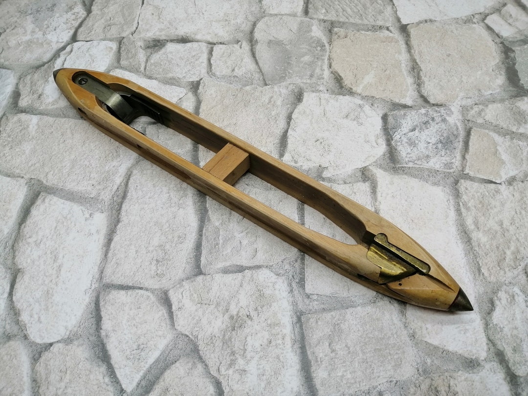 Vintage Old Loom Shuttle, Antique Wooden Shuttle, Wooden Weaving Loom ...