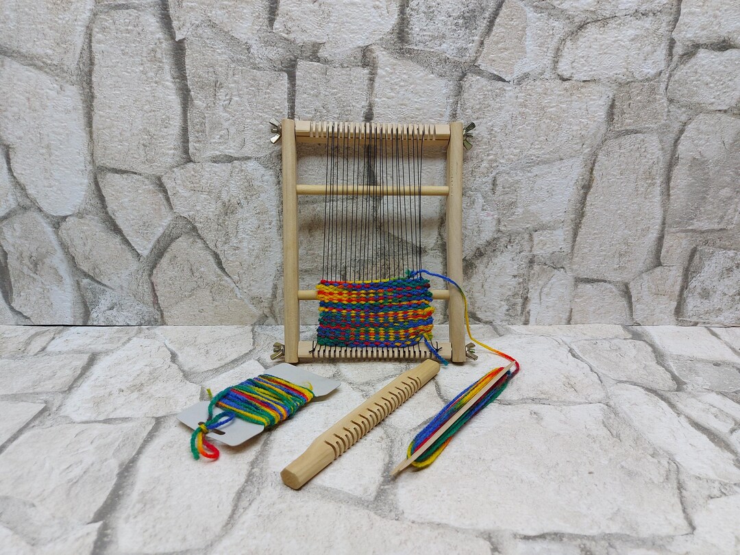 On Sale VINTAGE WOODEN LOOM Weaving Loom Small Wooden Loom Weaving Tool ...