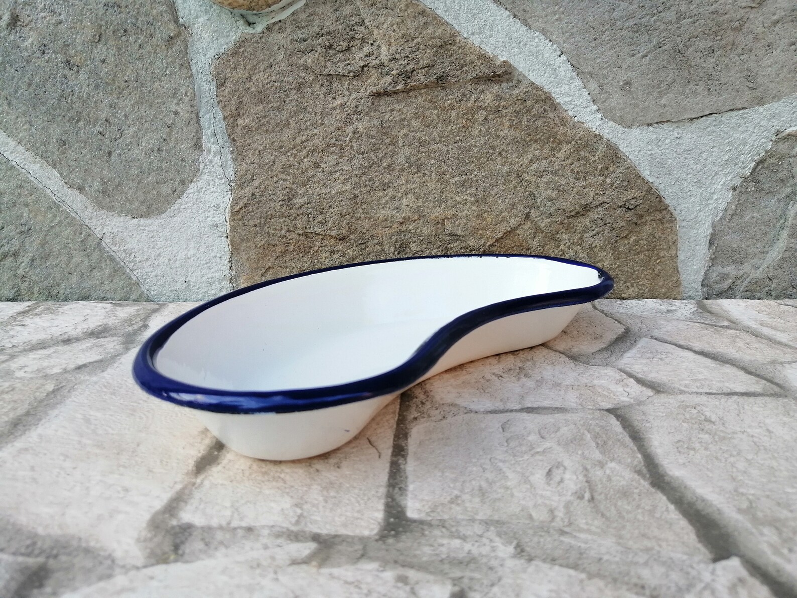 Enamel Basin Kidney Shaped Vintage Medical Dish Hospital - Etsy