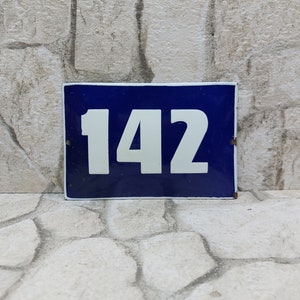 Vintage Sign House Door Number 142, Door Sign, House Plaque, Address ...
