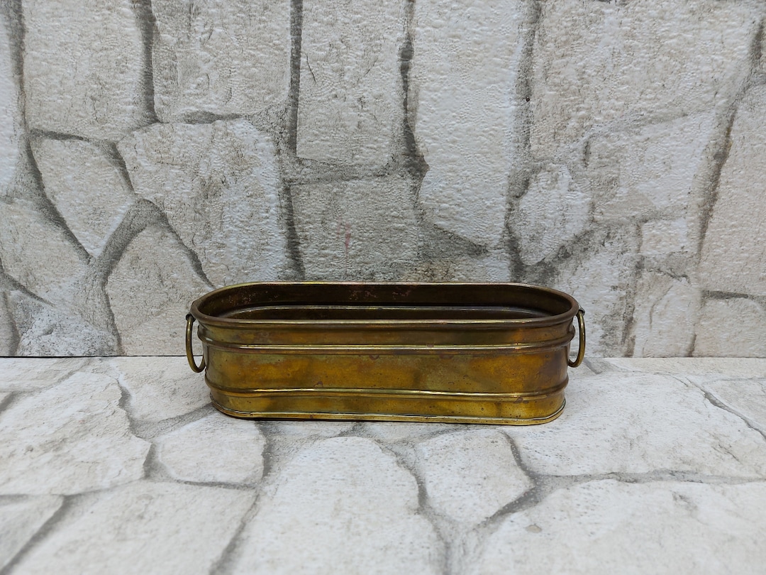 Vintage Copper Pot Small Copper Herb Pot Flowerpot Copper Home Decor ...