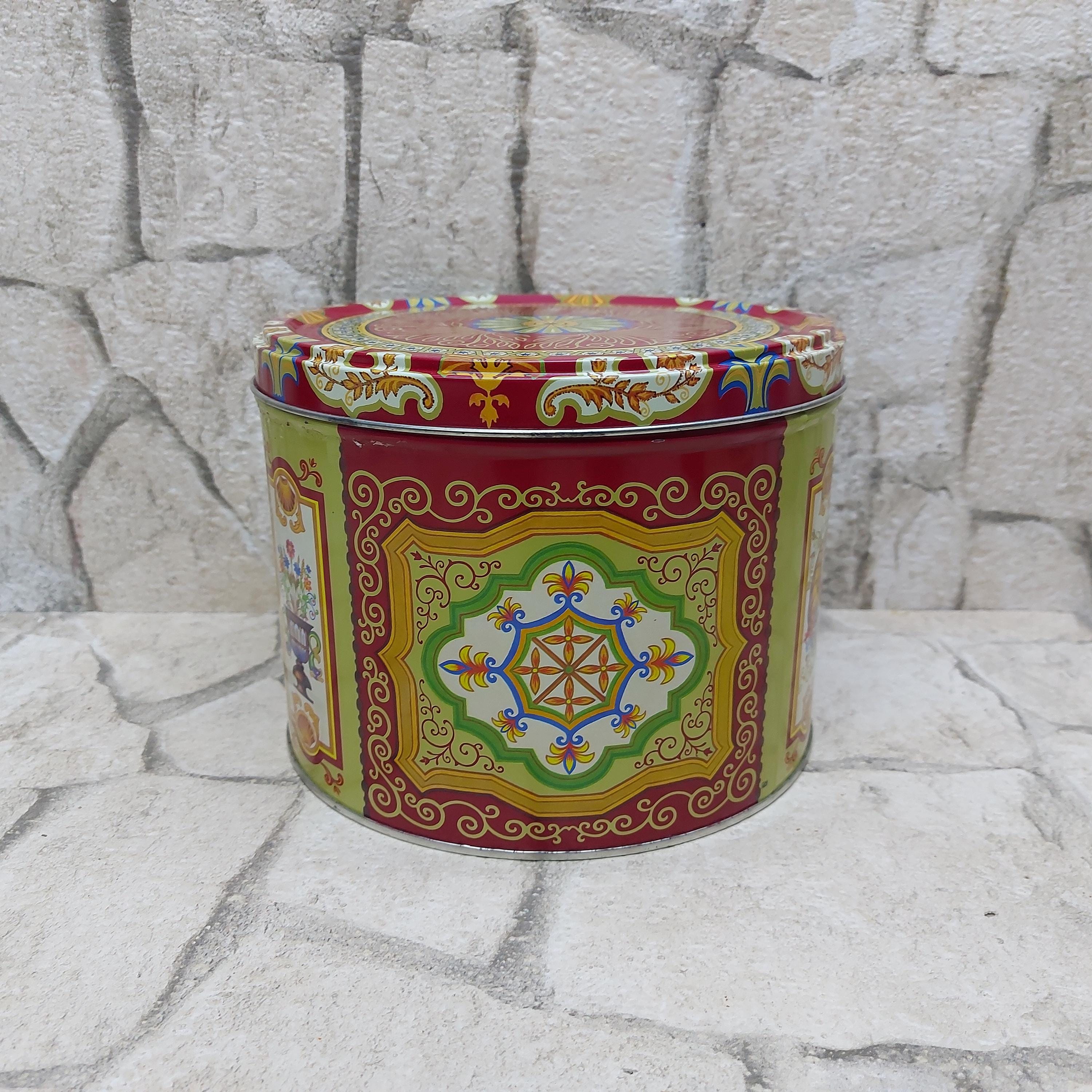 Vintage Swedish Biscuit Tin: Decorative Tea Storage - Etsy