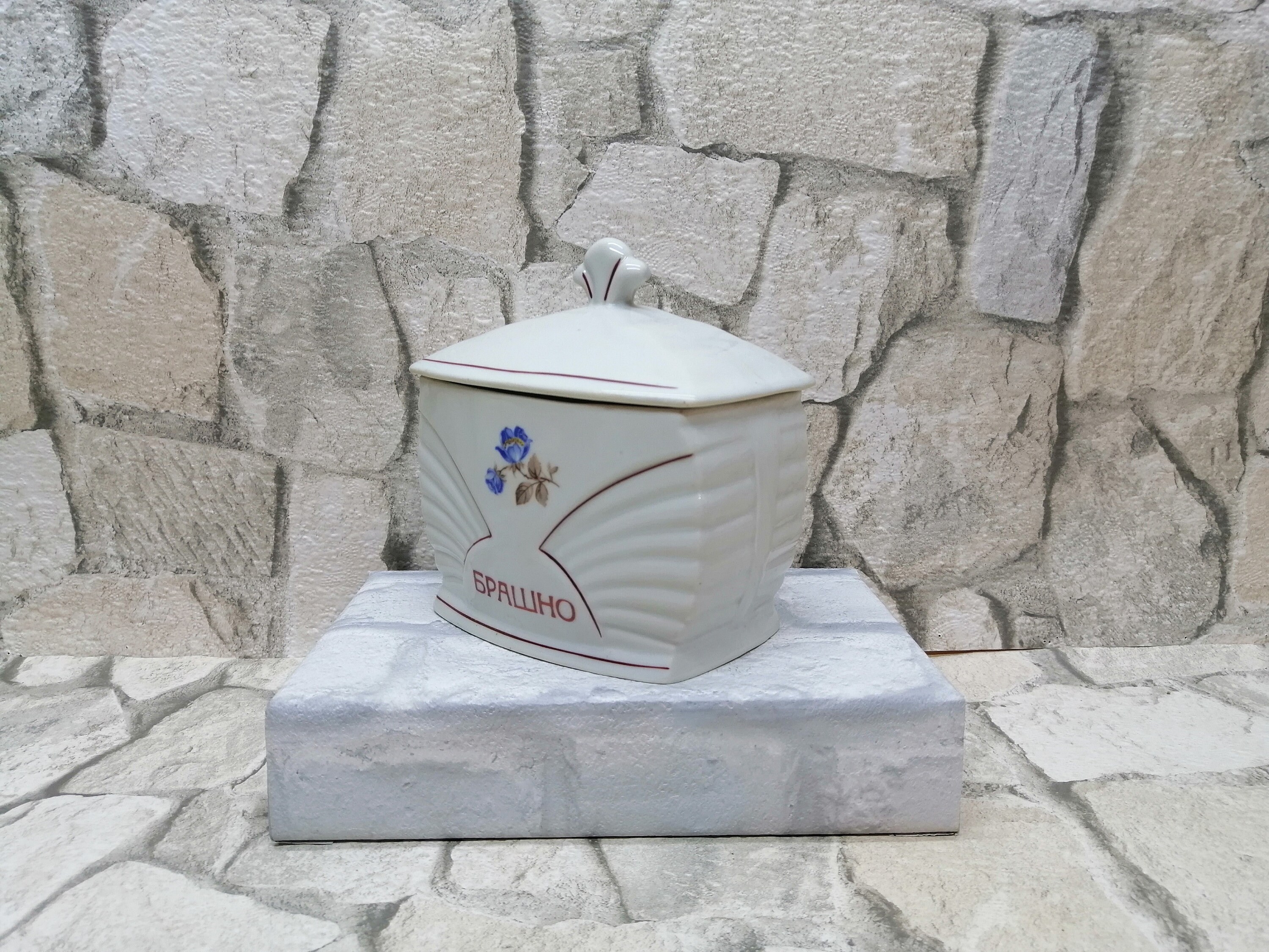 Ceramic Flour Jar Flour Canister Ceramic Flour Box Restaurant - Etsy