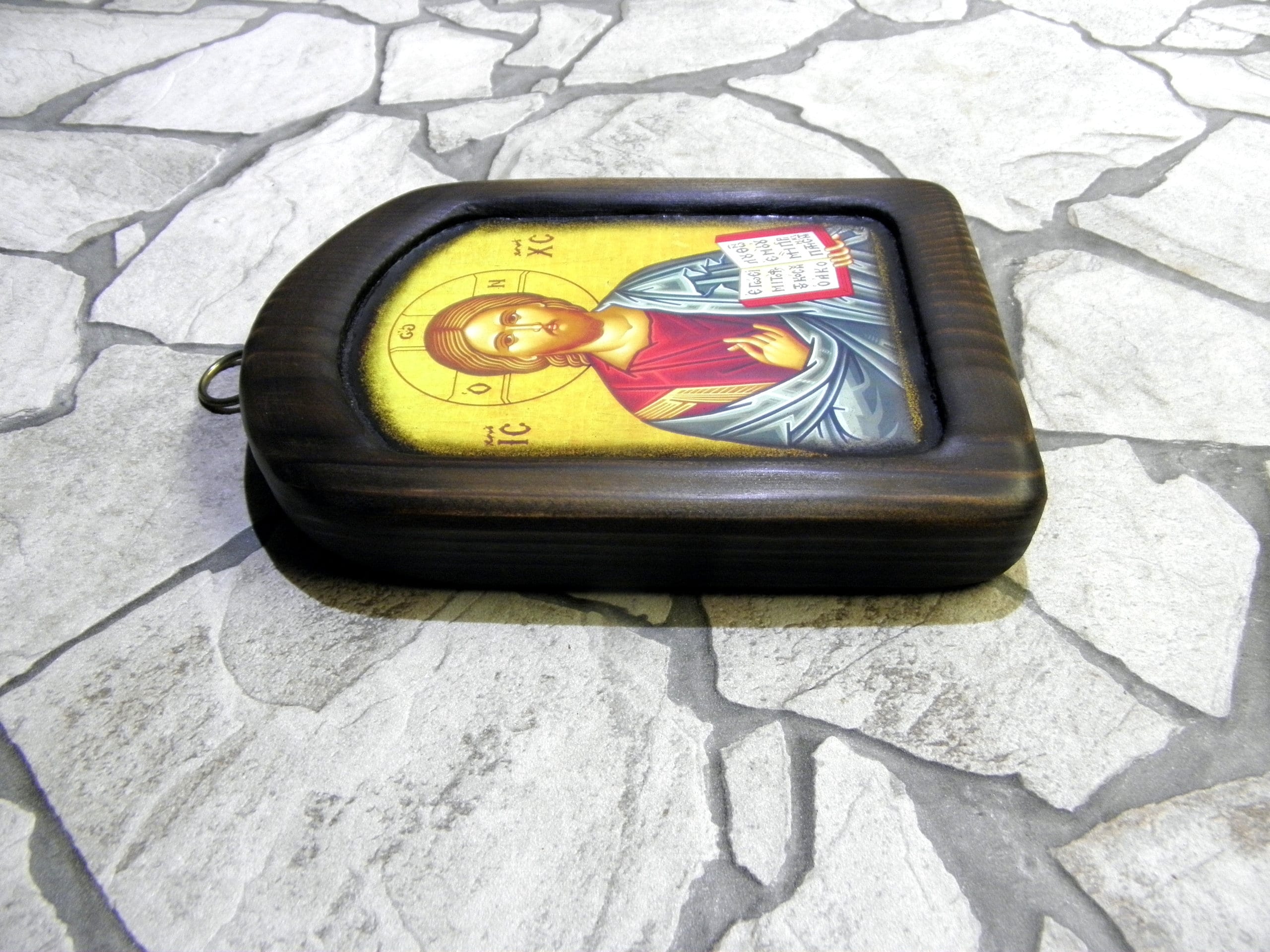 Byzantine Orthodox Icon Christ Handmade Print on Wood 19 X 13 - Etsy