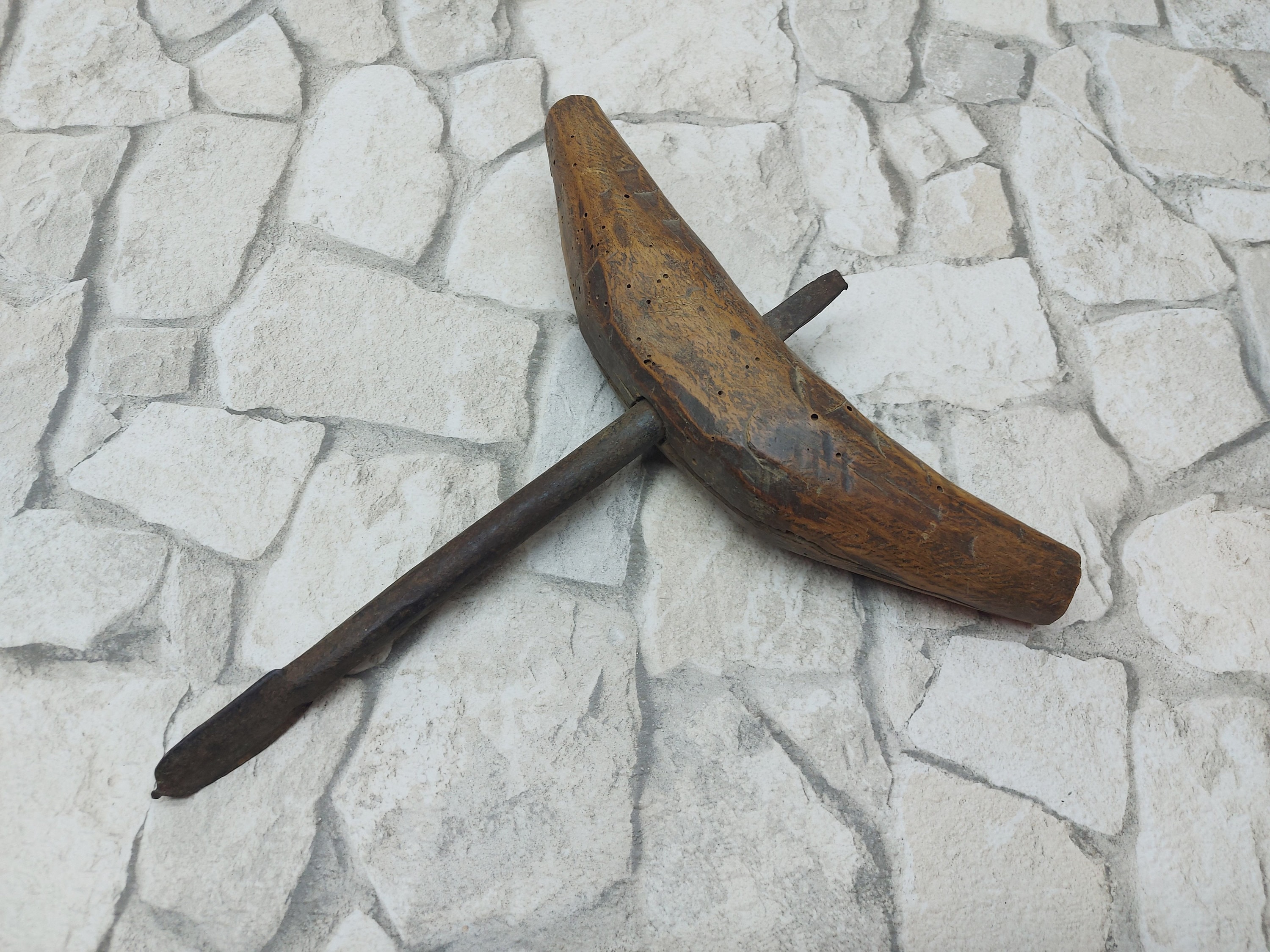 Large Antique Auger: Vintage Wood Hand Drill, Primitive Tool - Etsy